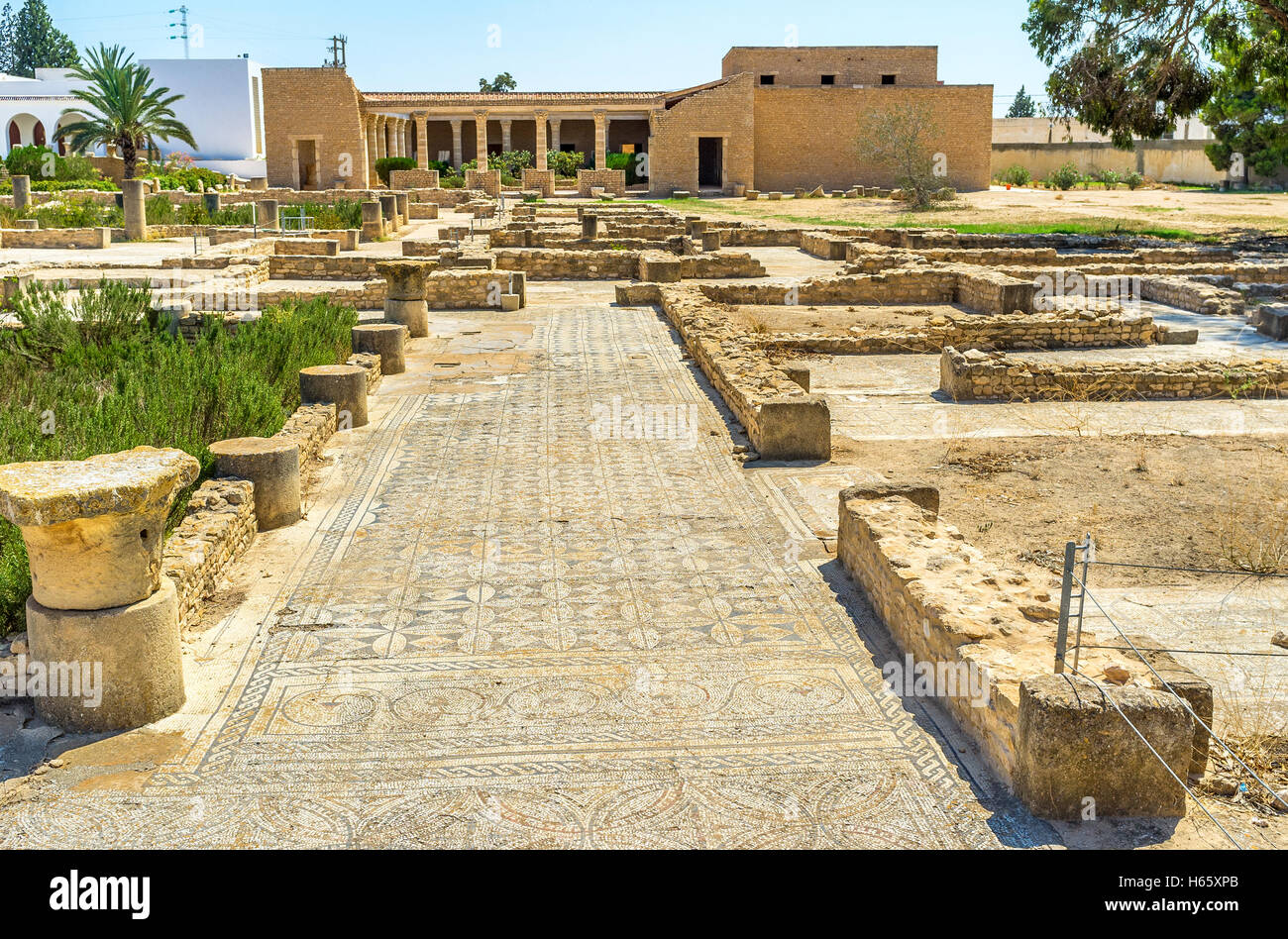 The archaeological museum of El Jem consists of the collection of the ...