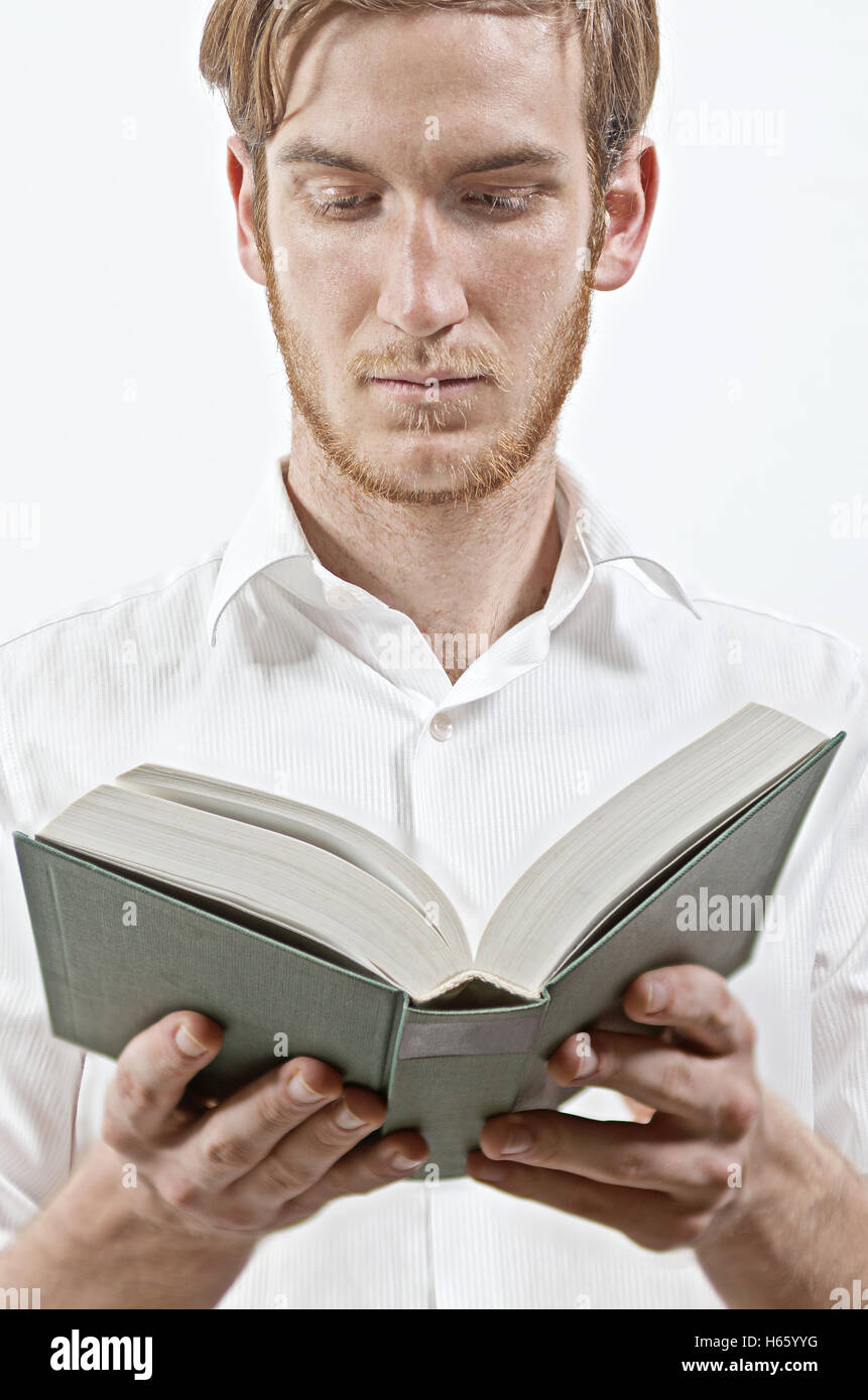 Man white shirt hi-res stock photography and images - Alamy