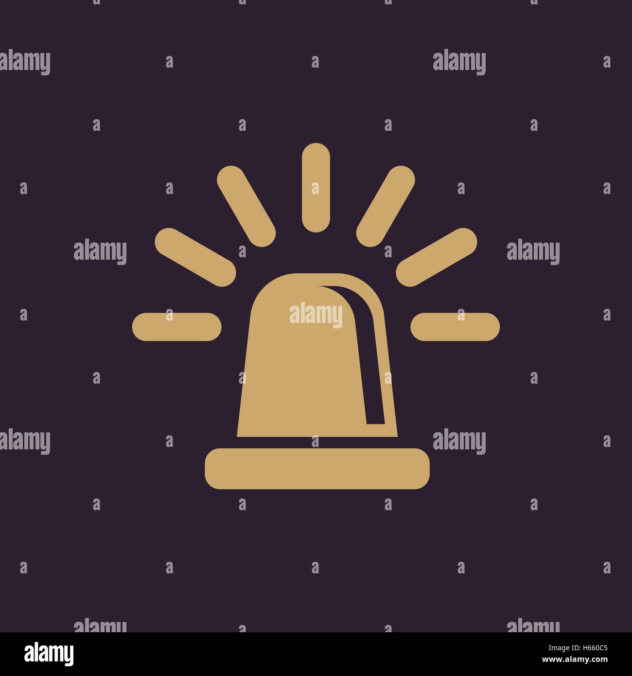 Emergency beacon icon hi-res stock photography and images - Alamy