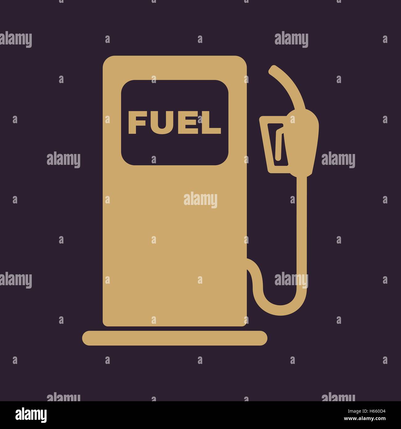 The gas station icon. Gasoline and diesel fuel symbol. Flat Stock ...