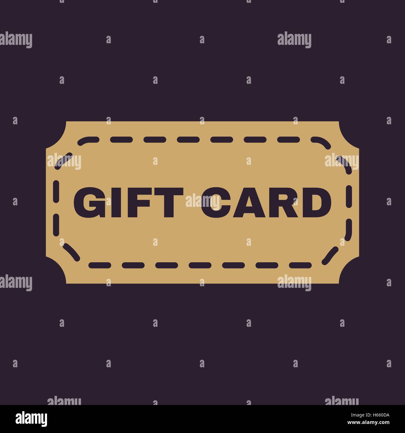 The gift card icon. Coupon and discount , offer symbol. Flat Stock ...