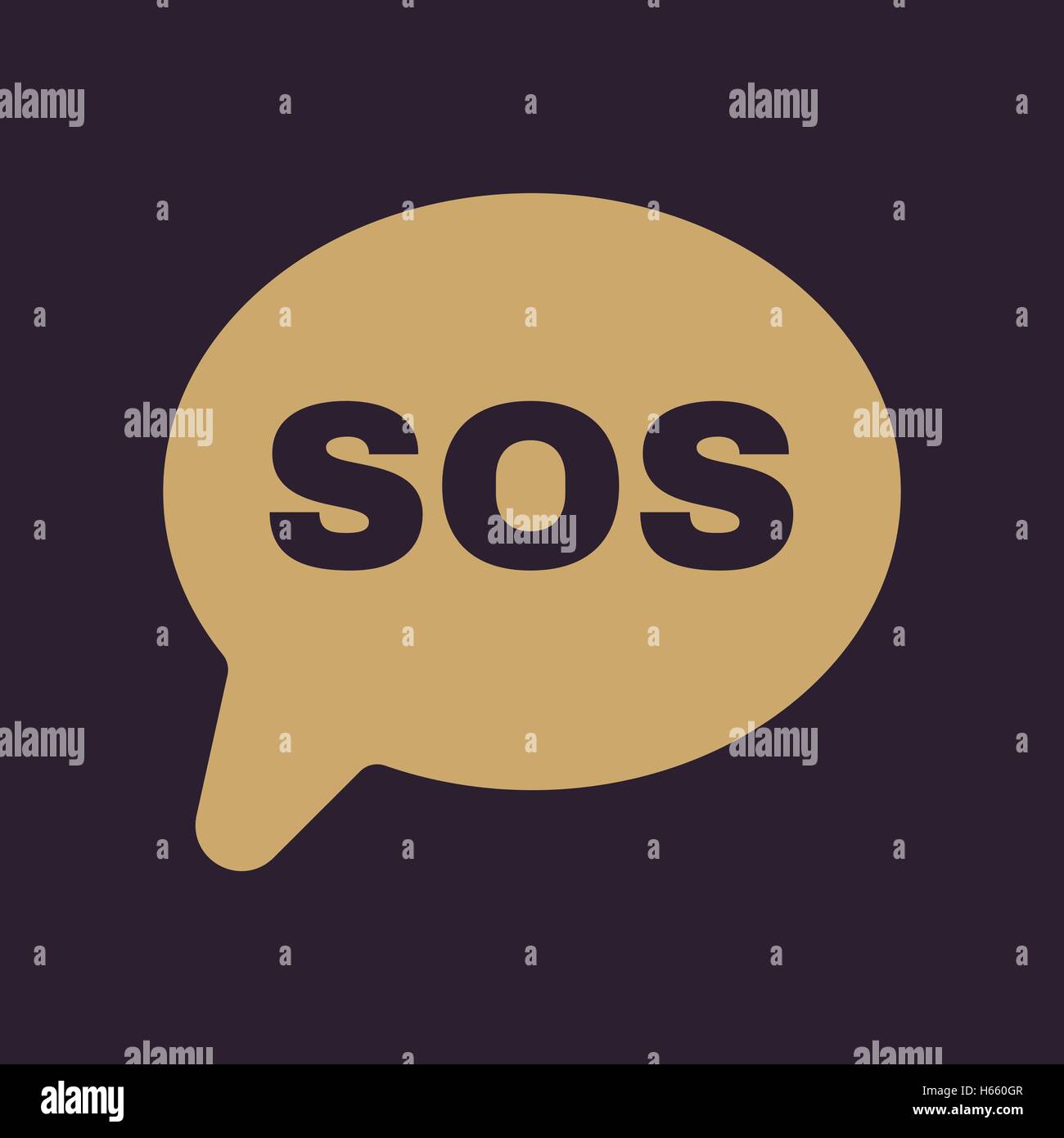 The sos icon. Help symbol. Flat Stock Vector Image & Art - Alamy
