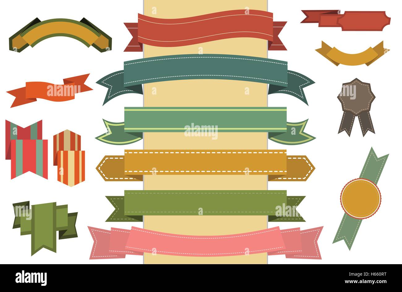 Ribbon colored set Stock Vector Image & Art - Alamy