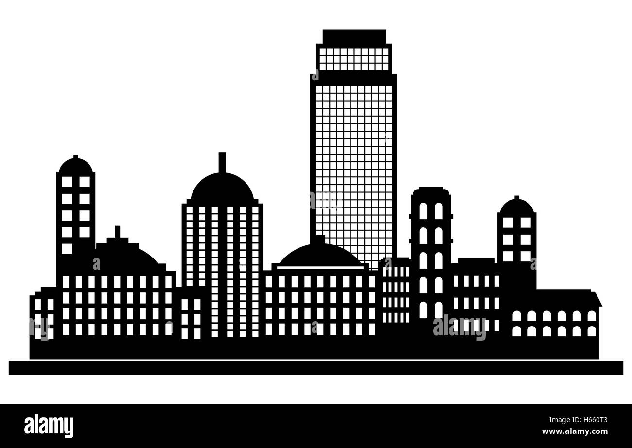 City panorama Cut Out Stock Images & Pictures - Alamy