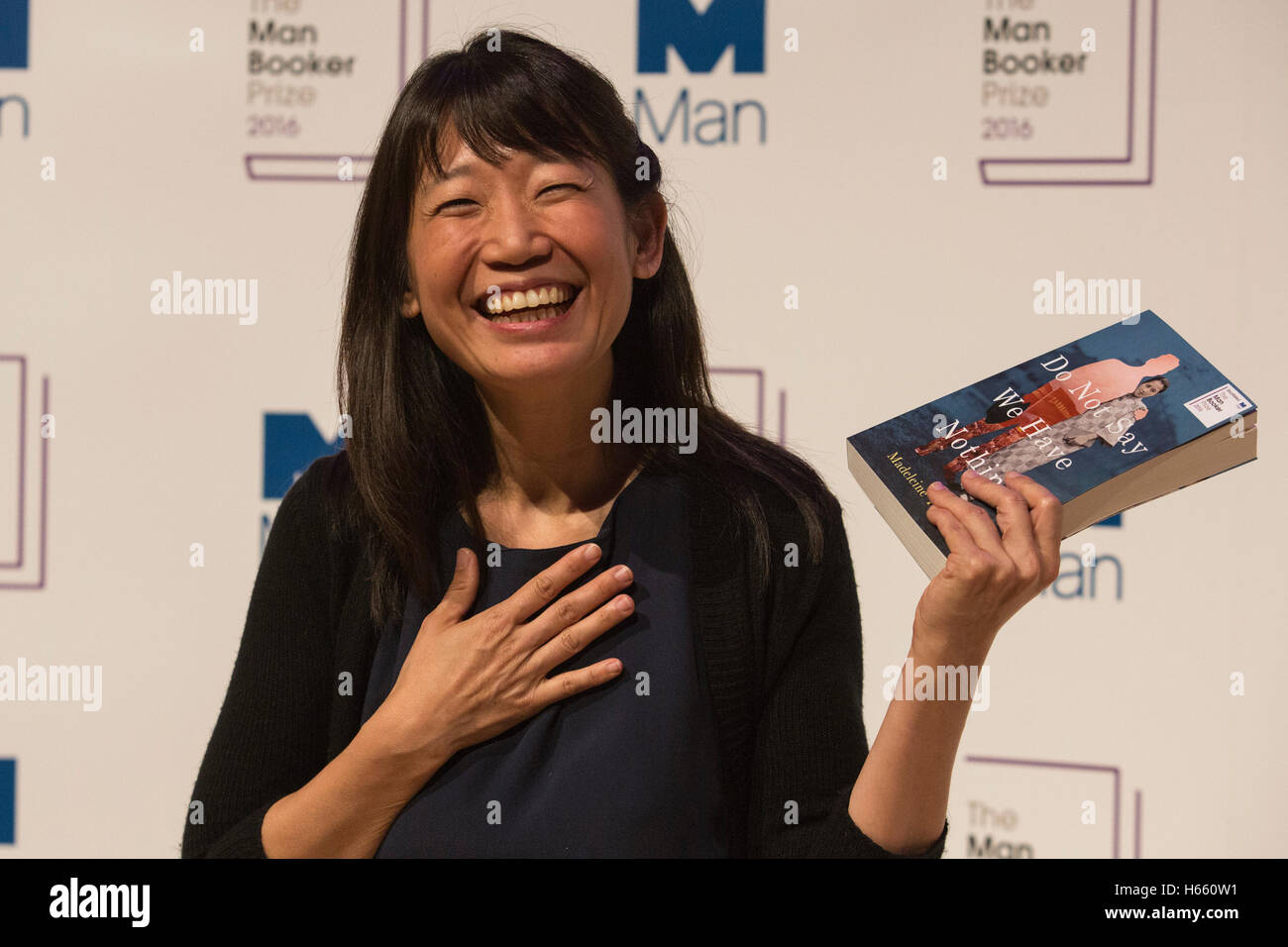 London, UK. 24 October 2016. Pictured: Madeleine Thien. Photocall with ...