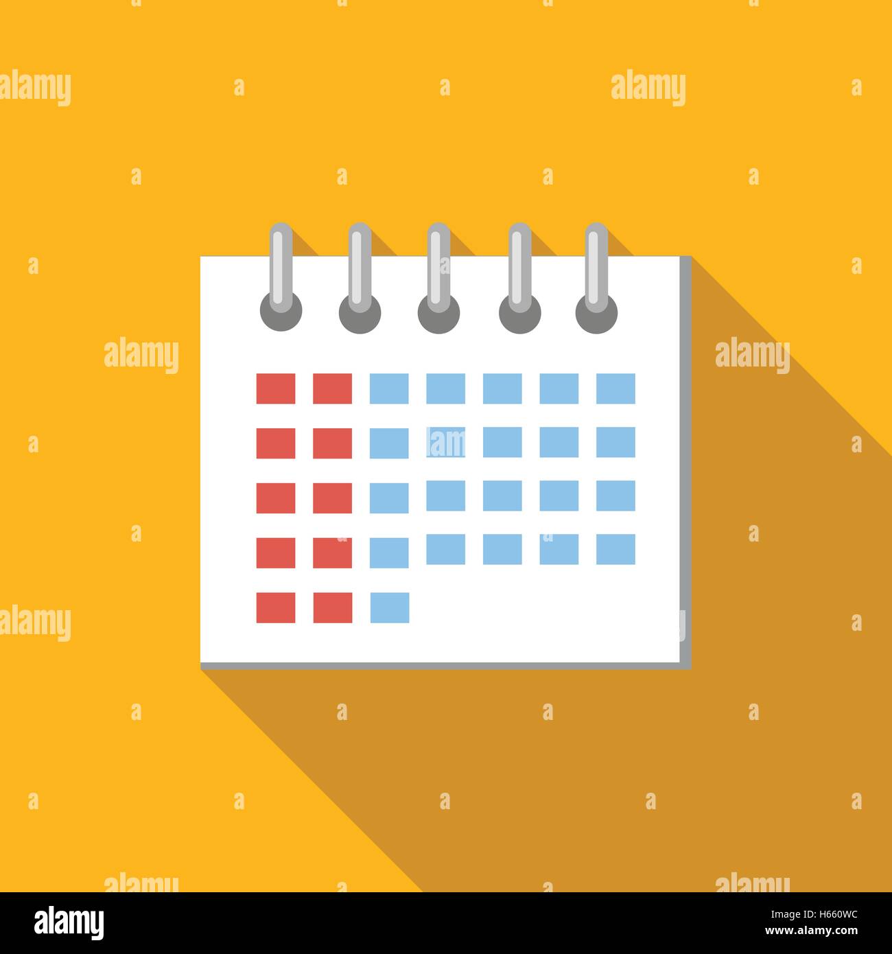 Rectangular calendar Stock Vector Images - Alamy
