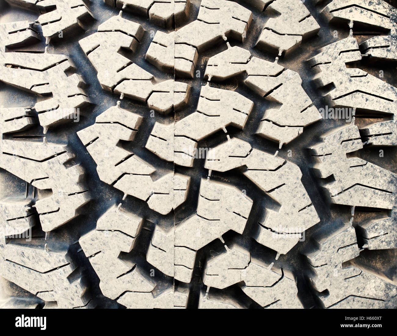 Close-Up of offroad vehicle tire tread pattern Stock Photo - Alamy