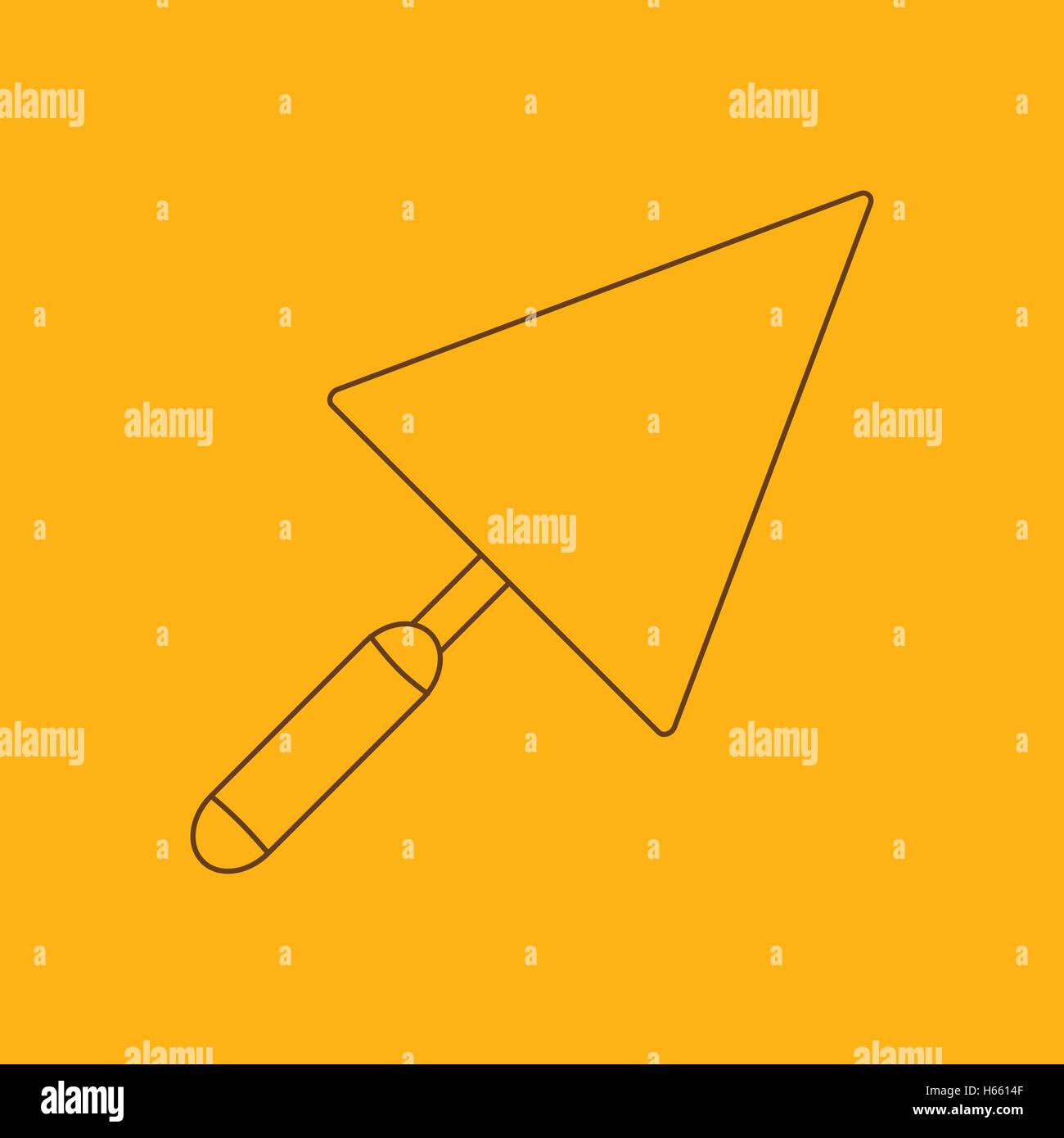 Trowel line icon Stock Vector Image & Art - Alamy