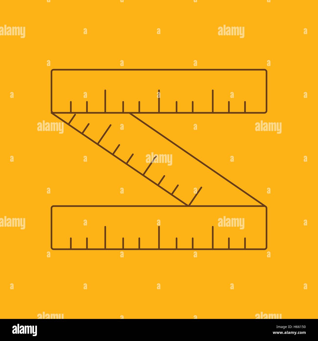 Zigzag ruler hi-res stock photography and images - Alamy