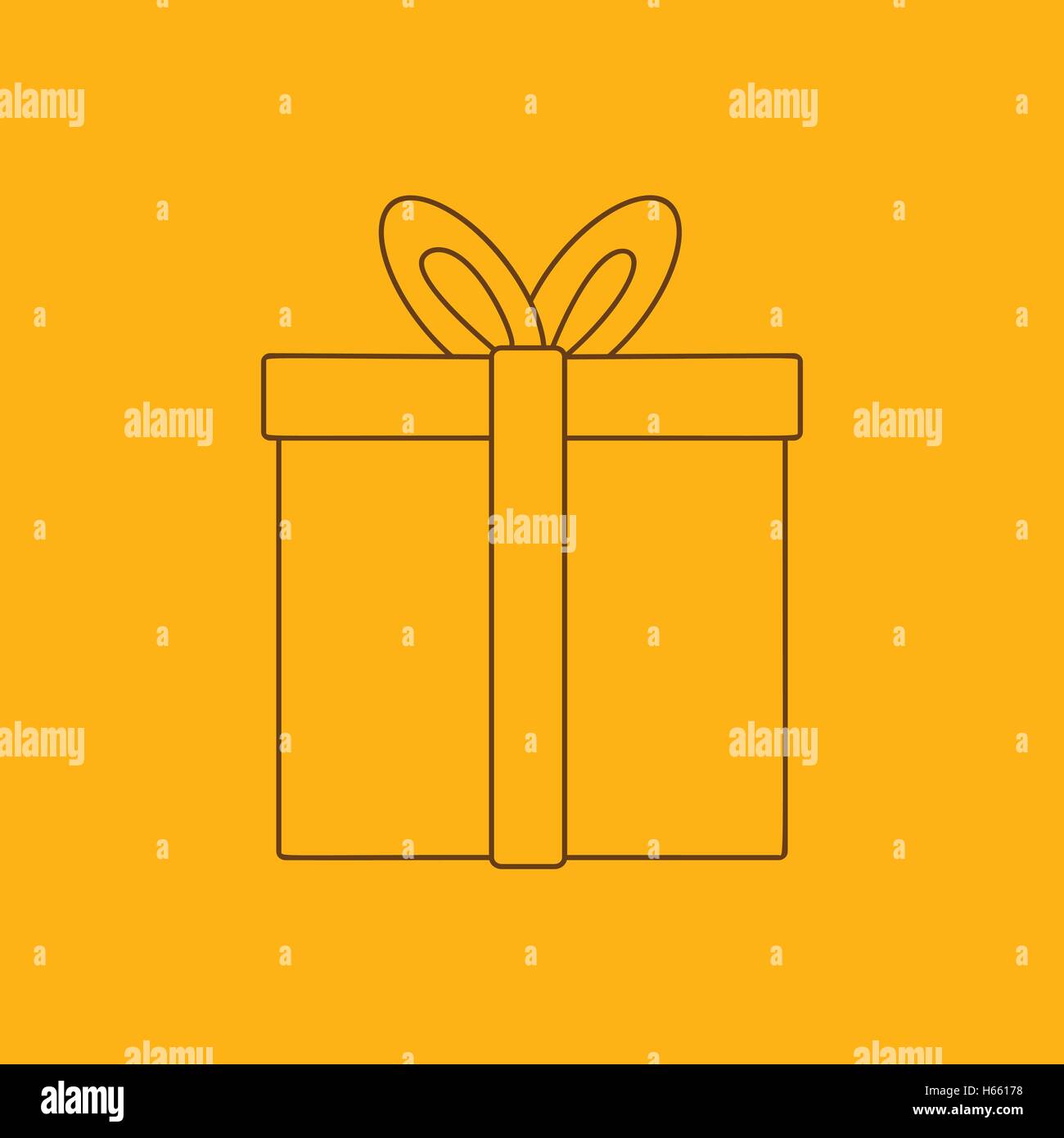 Gift line icon Stock Vector Image & Art - Alamy