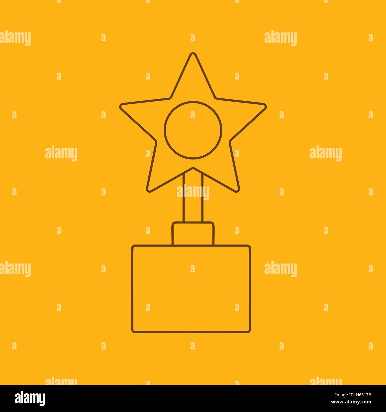 Star award line icon Stock Vector Image & Art - Alamy