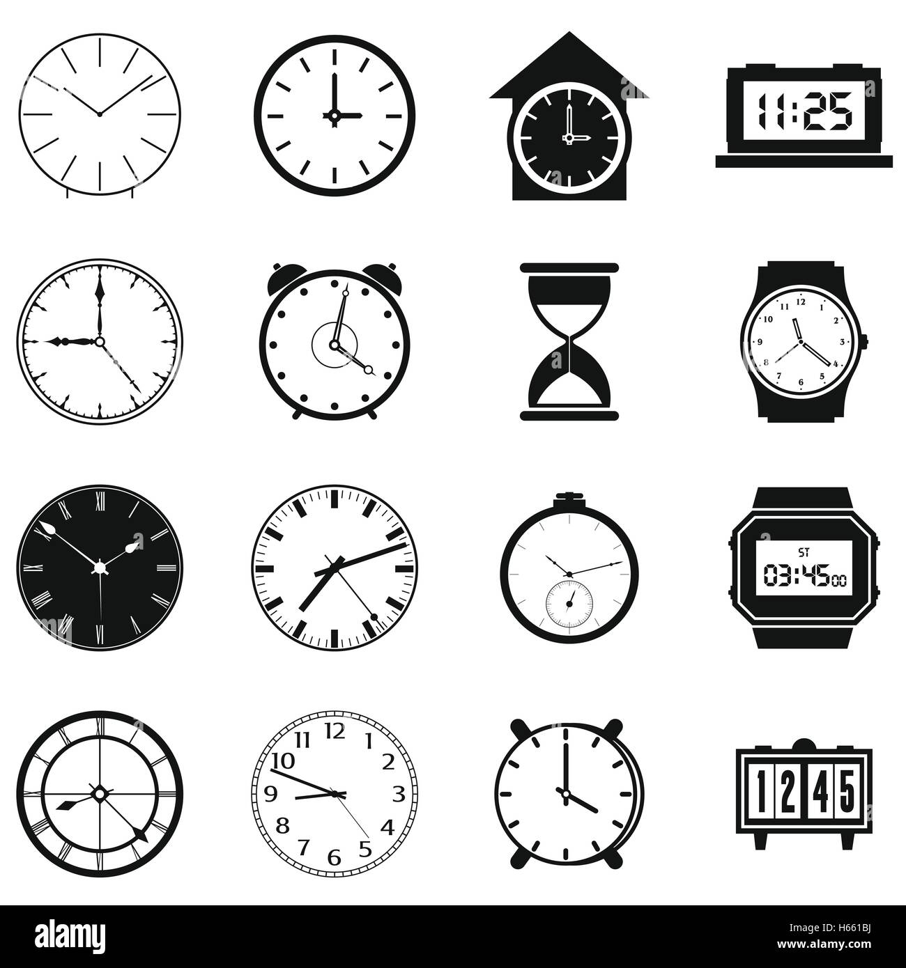 Death clock Cut Out Stock Images & Pictures - Alamy