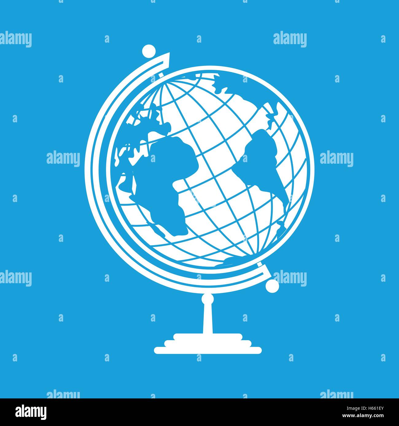 White earth globe Stock Vector Image & Art - Alamy