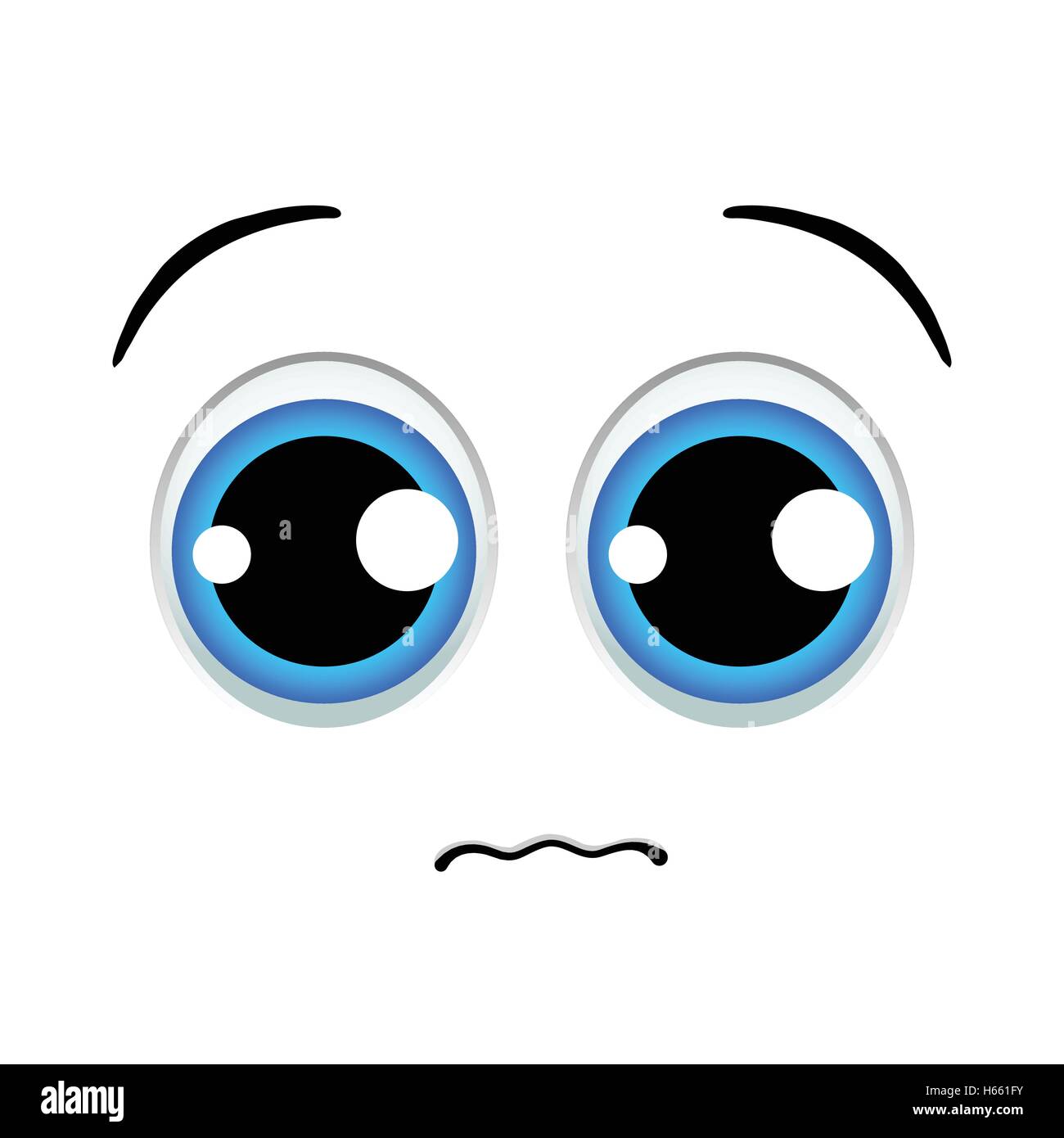 Sad emoticon sign Stock Vector Image & Art - Alamy