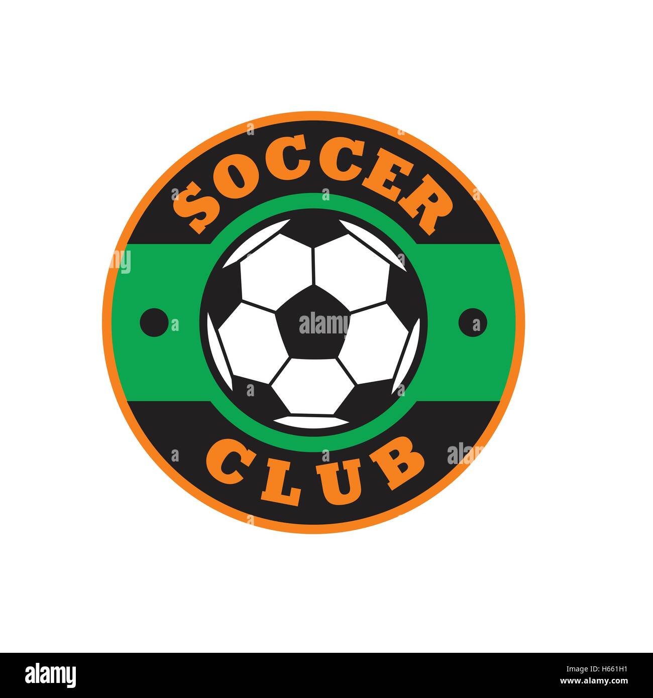 Nice soccer club logo Stock Vector Image & Art - Alamy