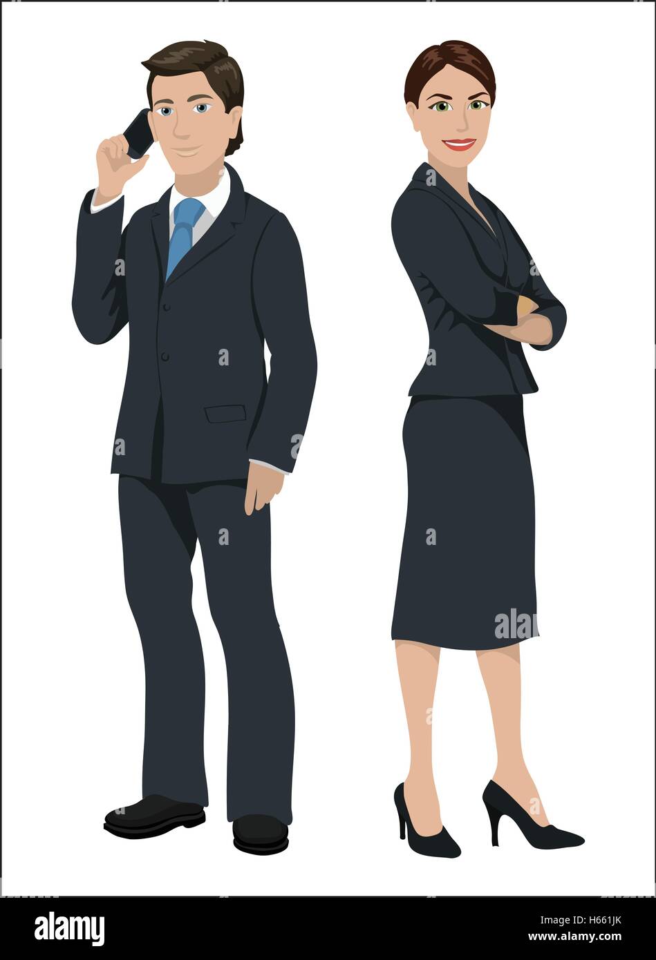 European business people Stock Vector Image & Art - Alamy