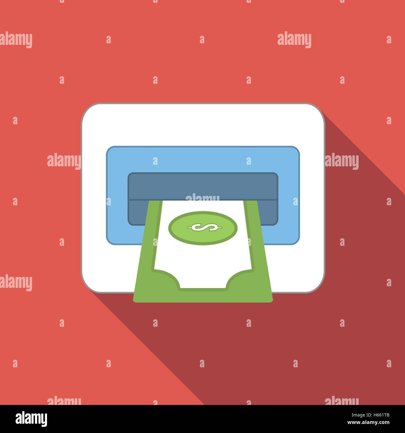 ATM flat icon Stock Vector Image & Art - Alamy