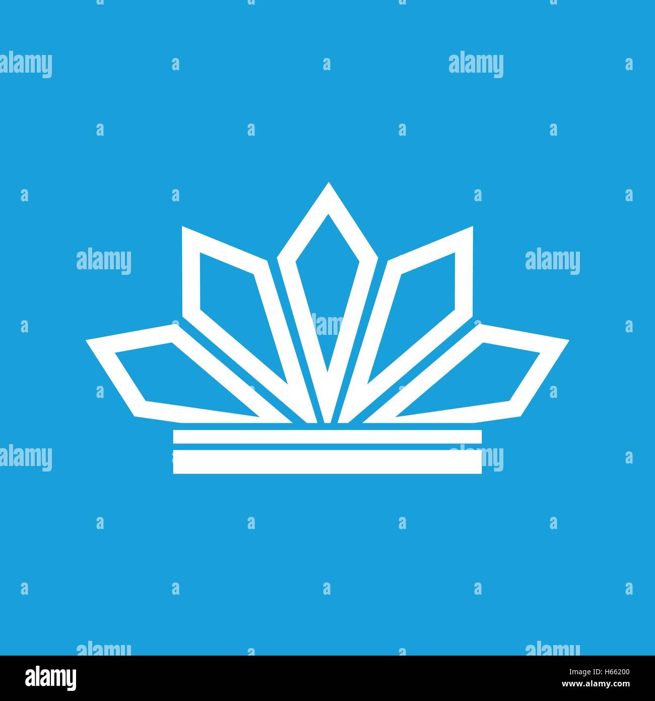 Crown white icon Stock Vector Image & Art - Alamy