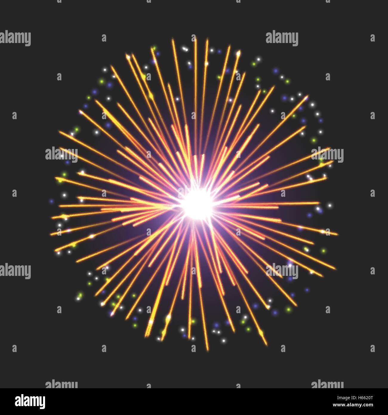 Aerial firework explosion Stock Vector Images - Alamy