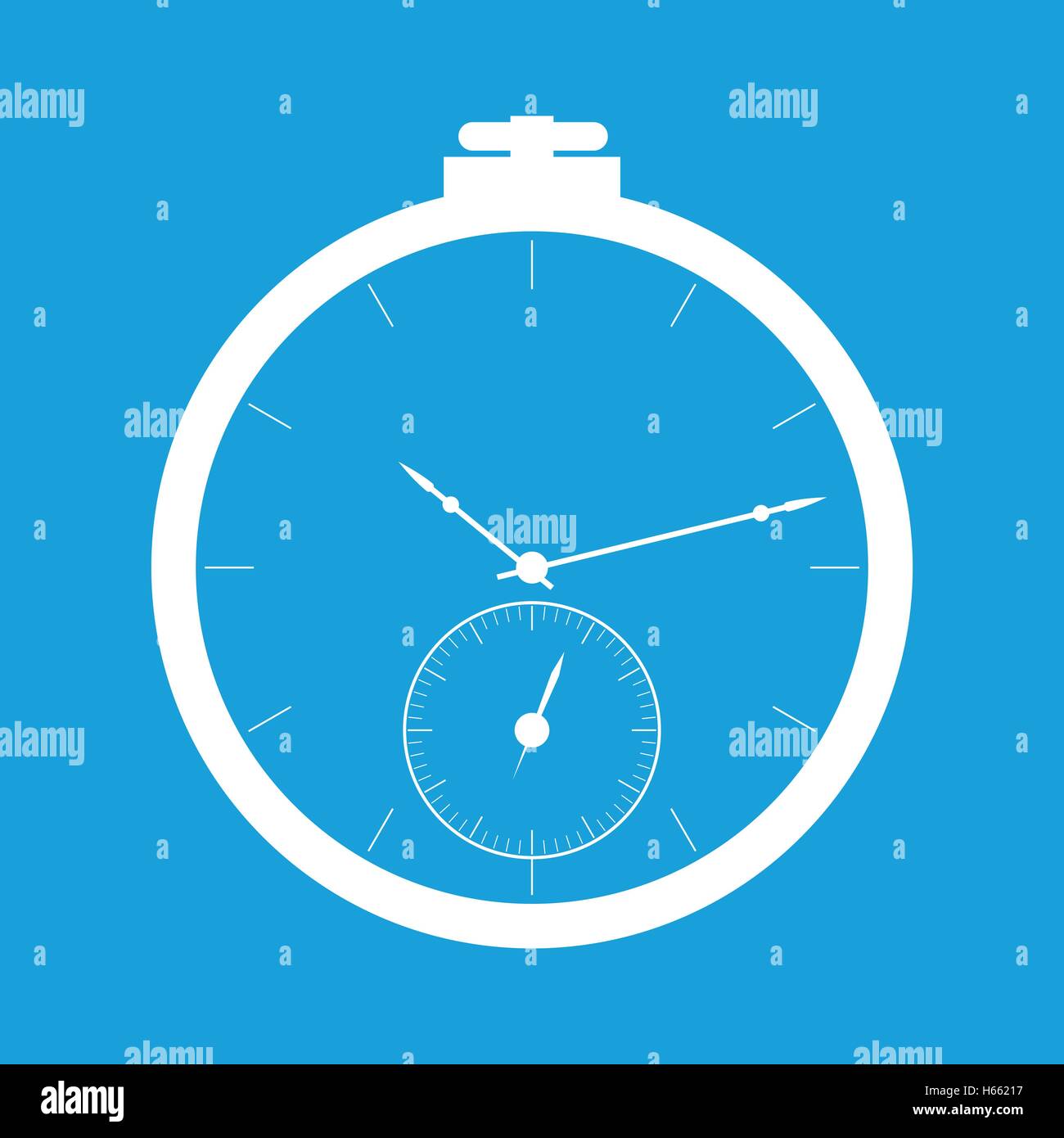 Clock white icon Stock Vector Image & Art - Alamy