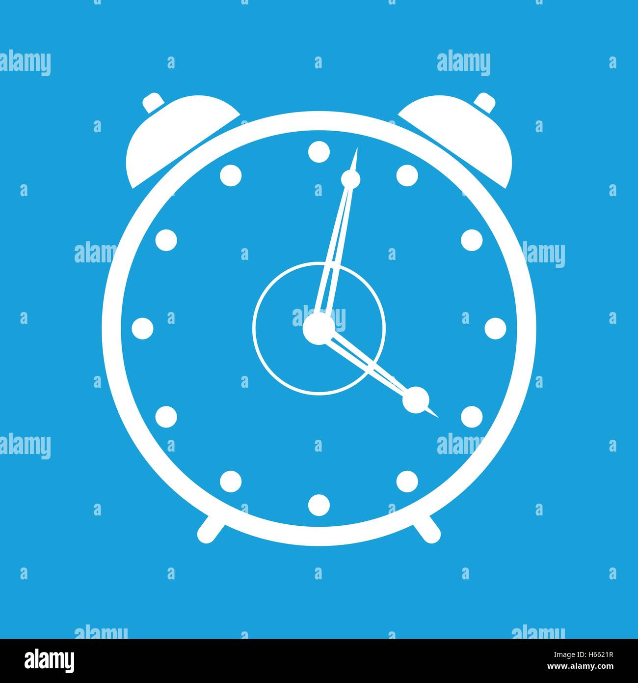 Clock white icon Stock Vector Image & Art - Alamy