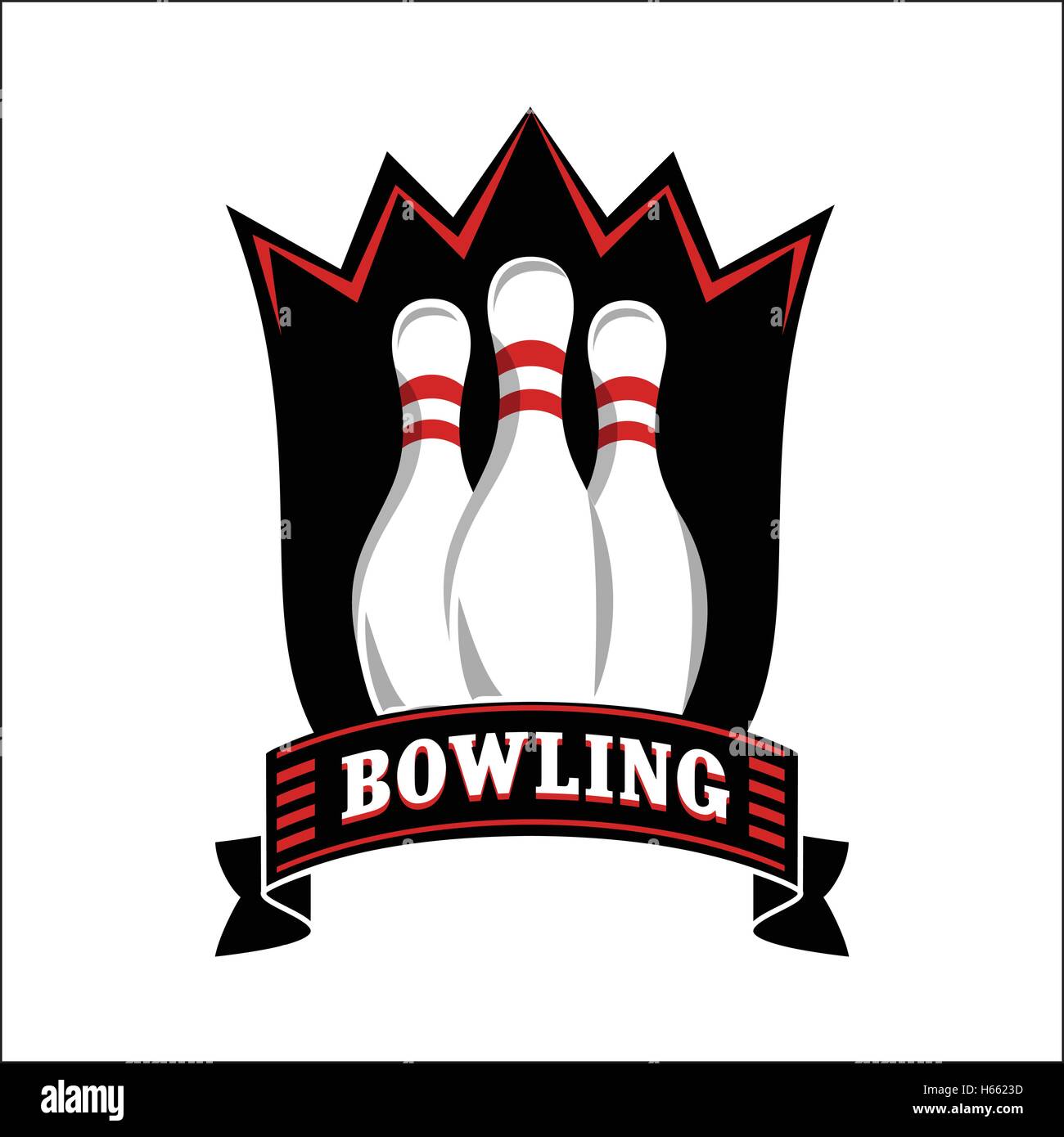 Bowling team or club emblem Stock Vector Image & Art - Alamy