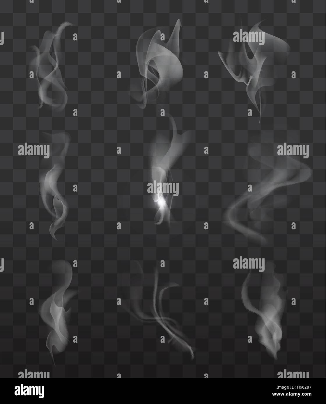 Smoke signs set Stock Vector Image & Art - Alamy