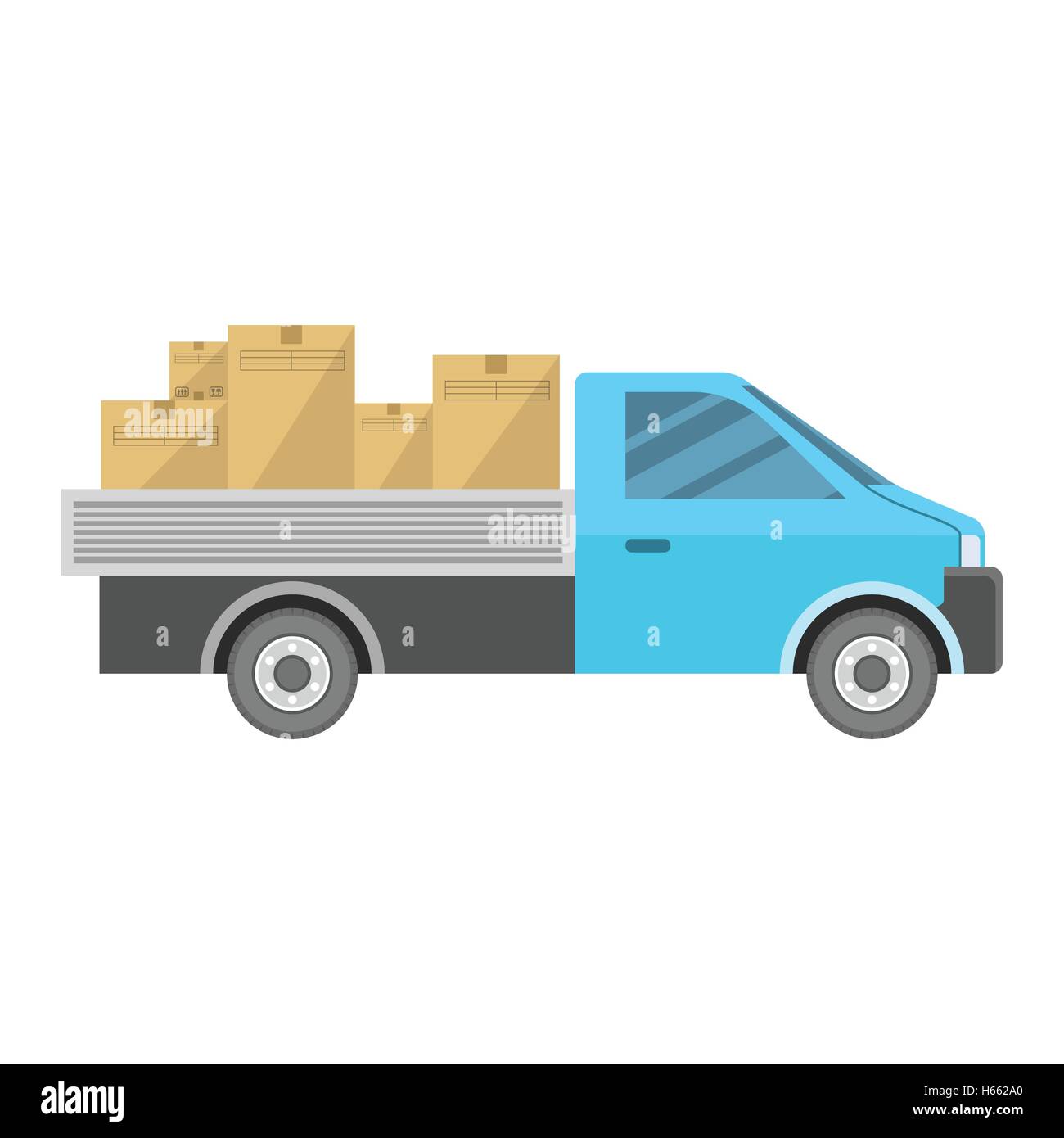 New car carrying goods Stock Vector Image & Art - Alamy