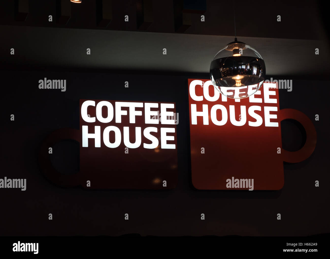 Moscow, Russia - May 03, 2016: Coffee House reastaurant Stock Photo - Alamy