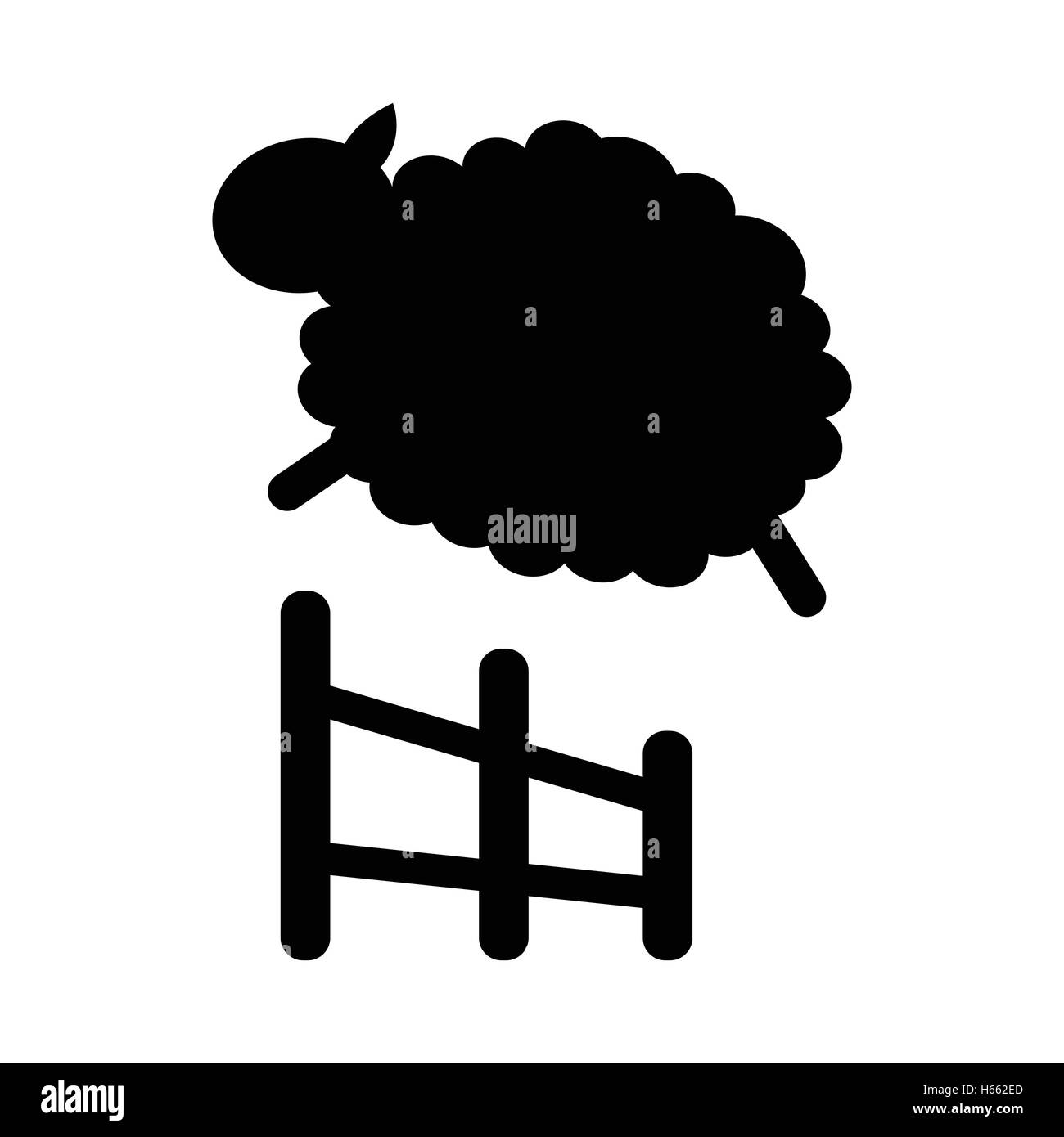 Sheep jumping Black and White Stock Photos & Images - Alamy