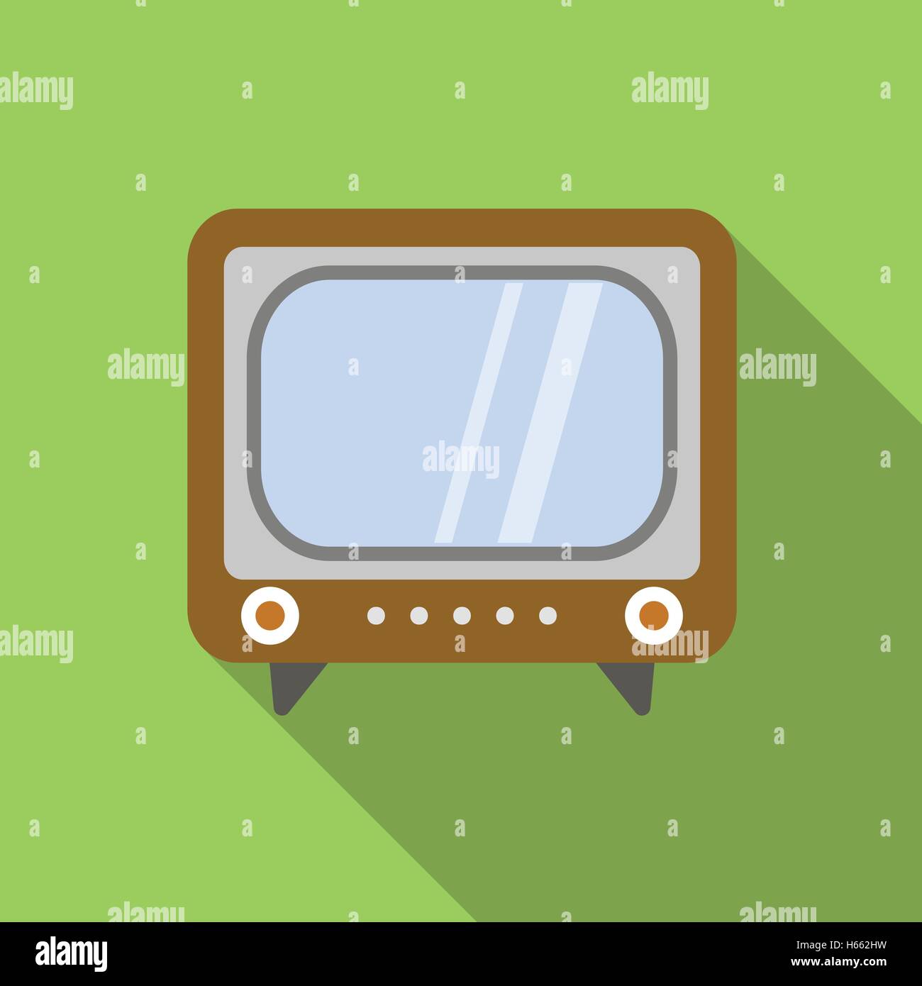 Retro television icon Stock Vector Image & Art - Alamy