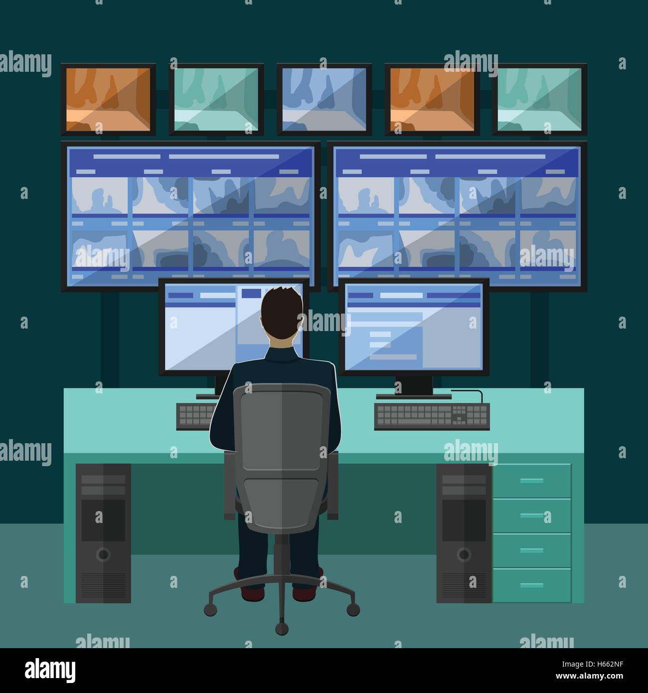 Keeping room Stock Vector Images - Alamy