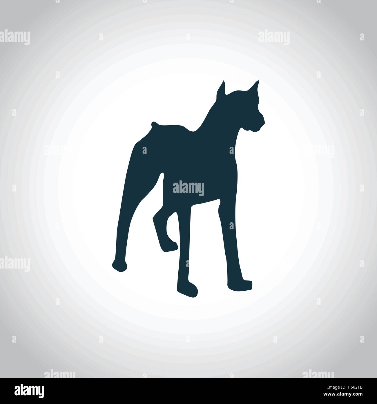 Dog simple icon Stock Vector Image & Art - Alamy