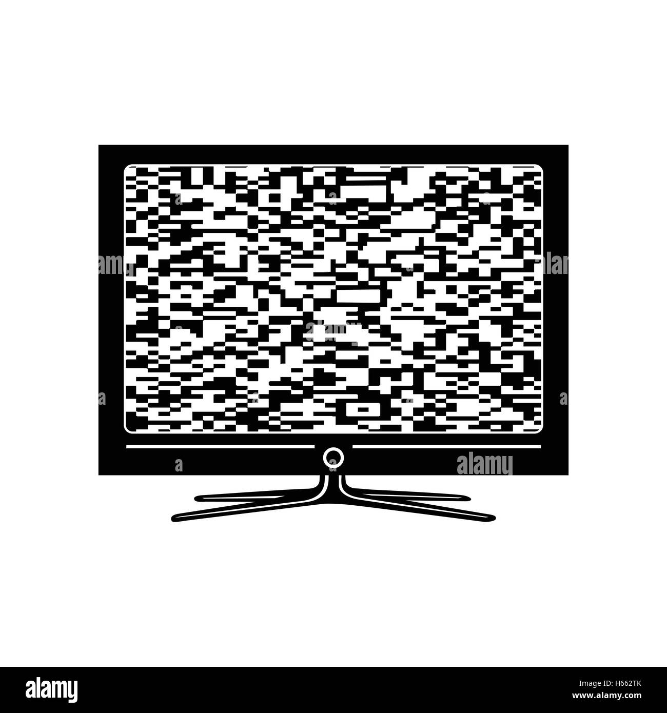 Tv simple icon Stock Vector Image & Art - Alamy