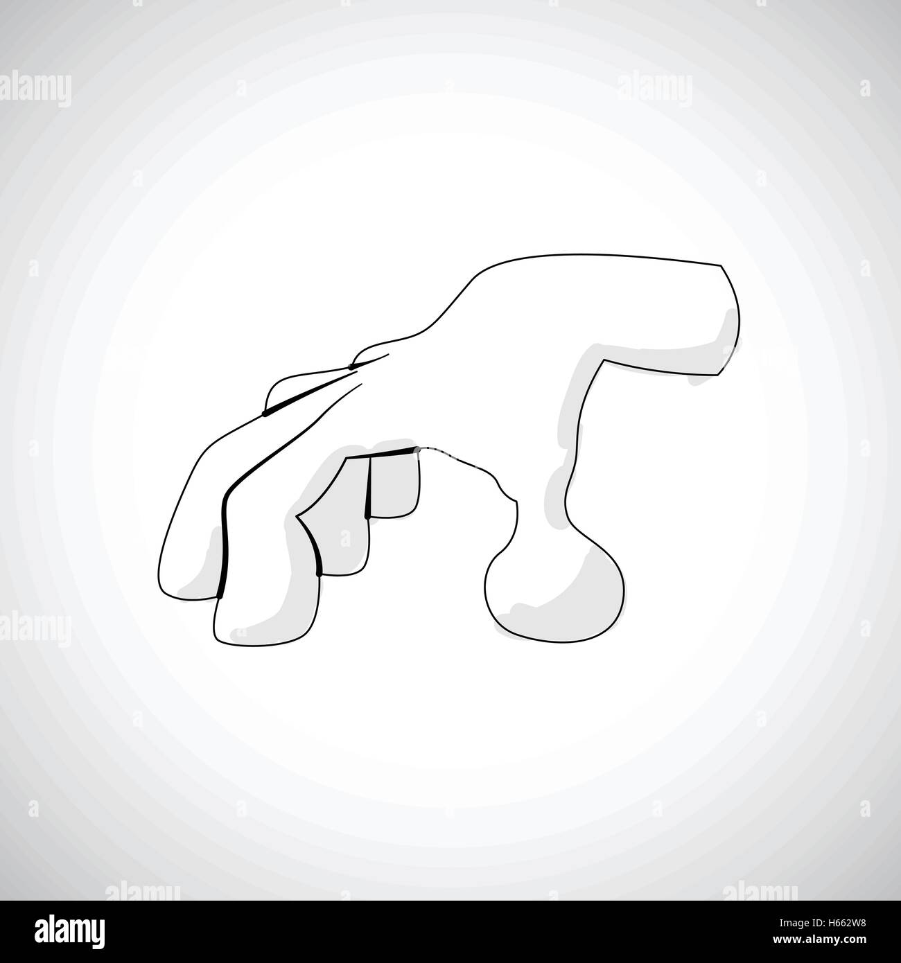 Comics Hand icon Stock Vector Image & Art - Alamy