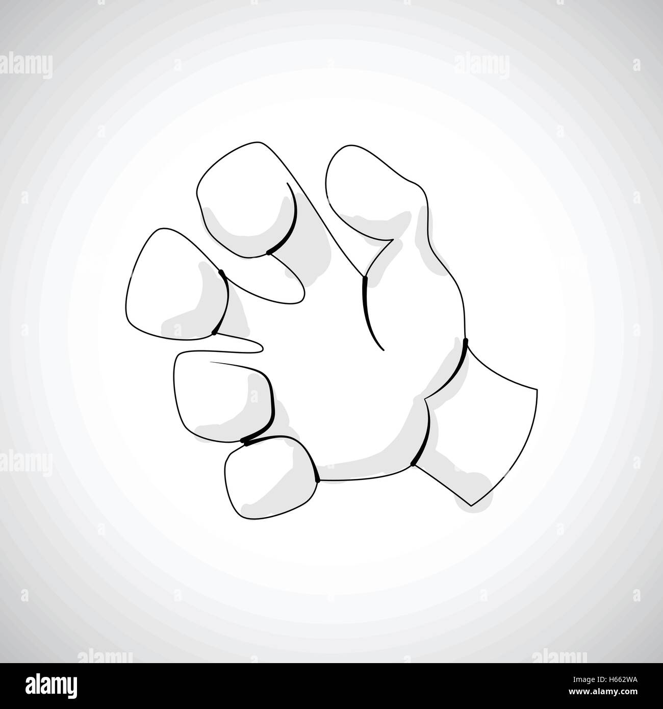 Comics Hand icon Stock Vector Image & Art - Alamy