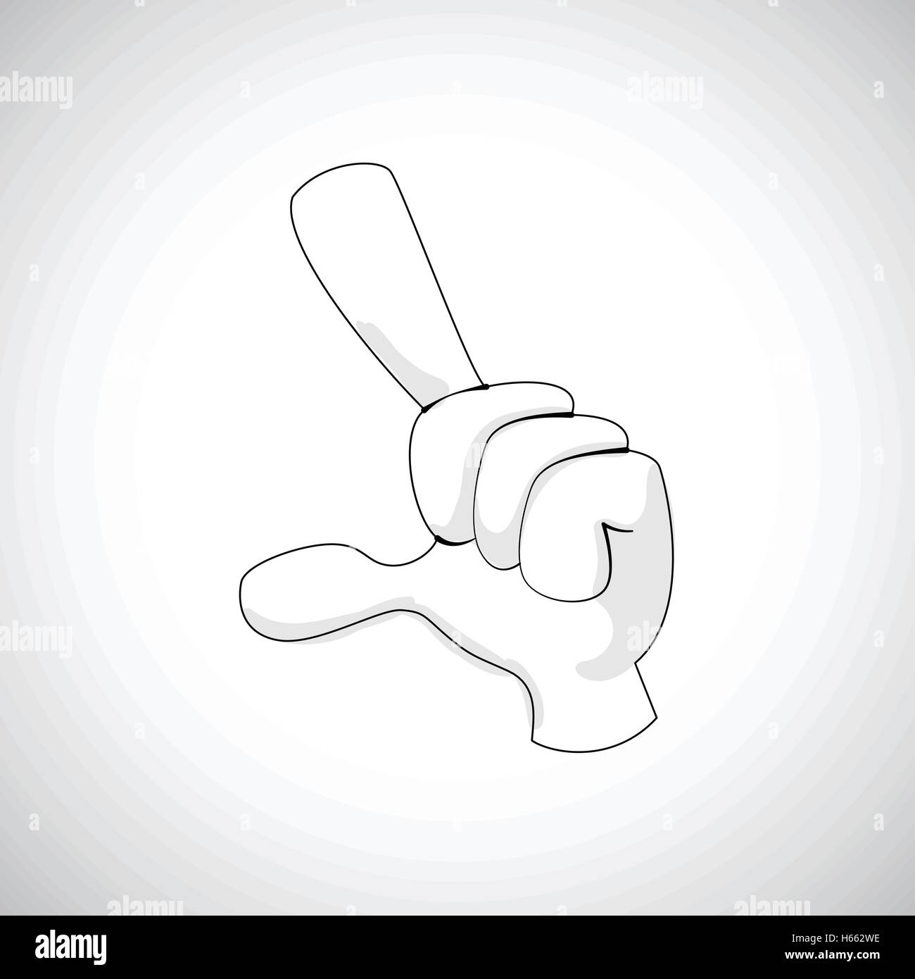Comics Hand icon Stock Vector Image & Art - Alamy