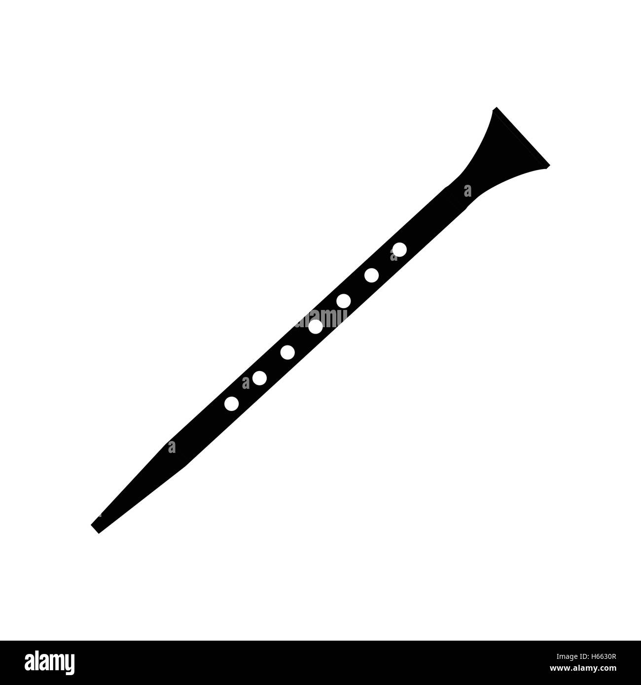 Simple flute Cut Out Stock Images & Pictures - Alamy