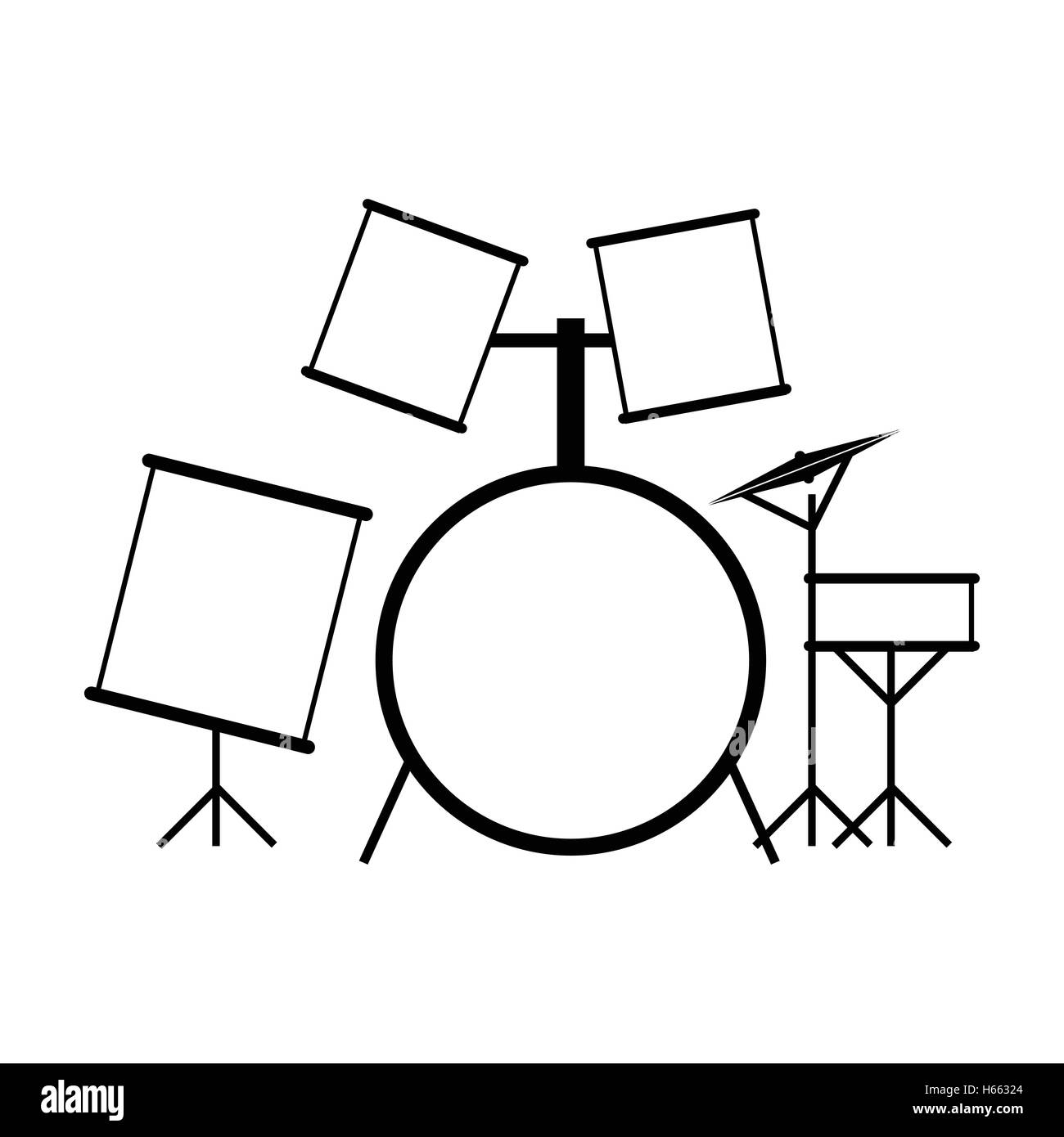 Drum set Cut Out Stock Images & Pictures - Alamy