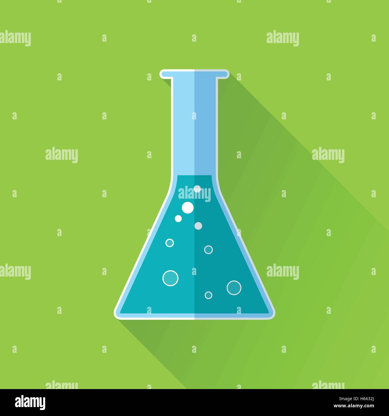 Reagent tube flat design Stock Vector Images - Alamy