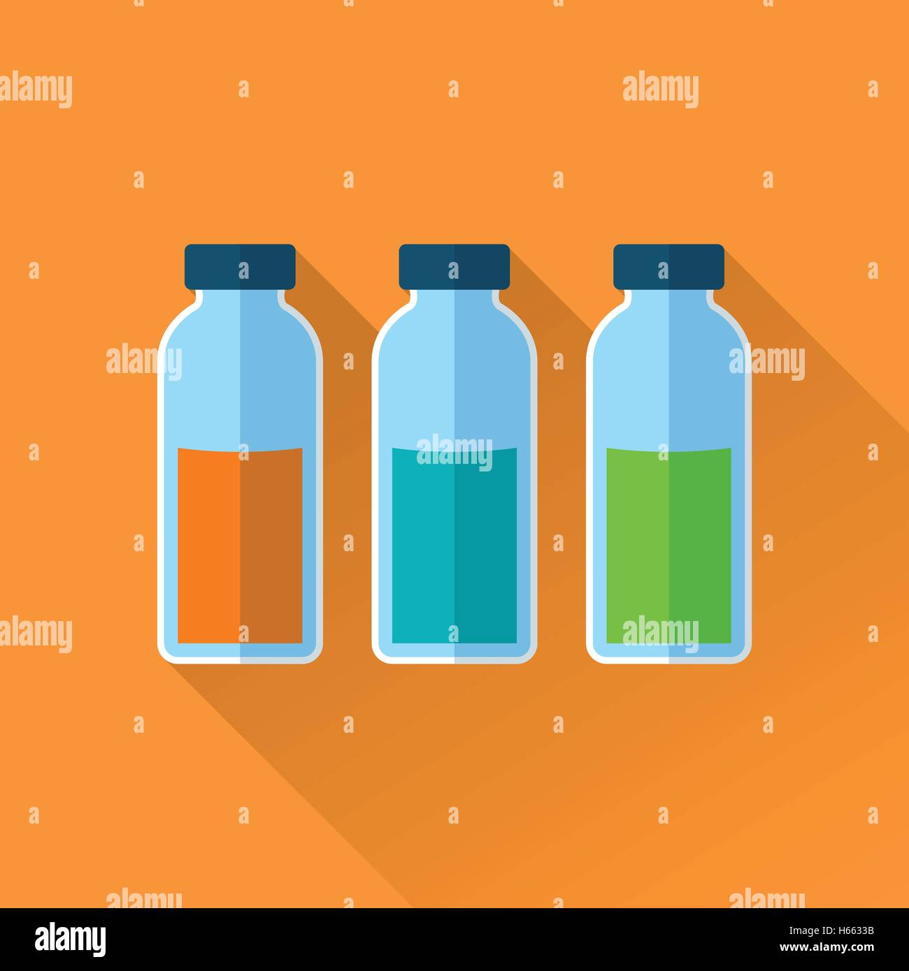 3 bottles Stock Vector Images - Alamy
