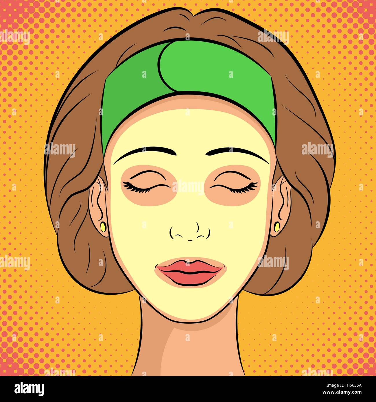 Spa comics concept Stock Vector Image & Art - Alamy