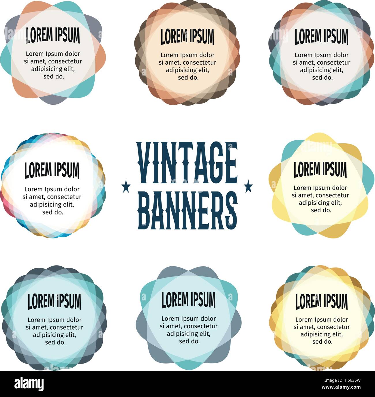 Isolated abstract bright colorful round shape logo set on the white ...