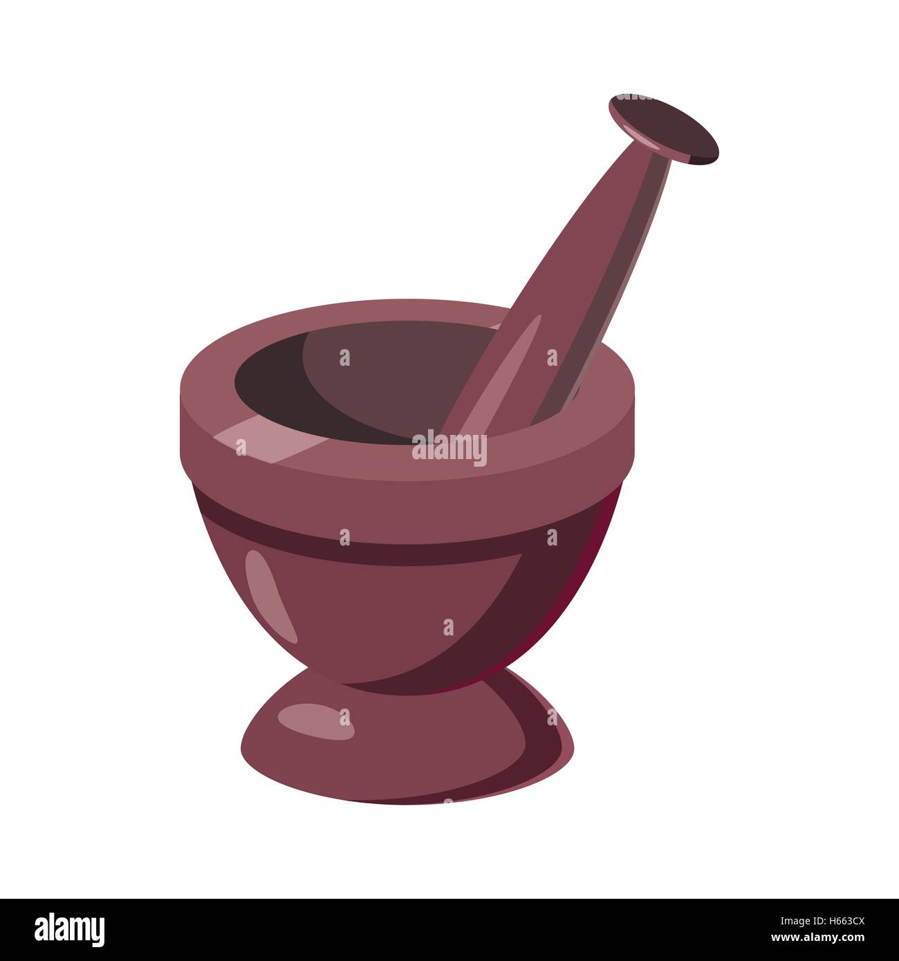 Mortar and pestle icon, cartoon style Stock Vector Image & Art - Alamy