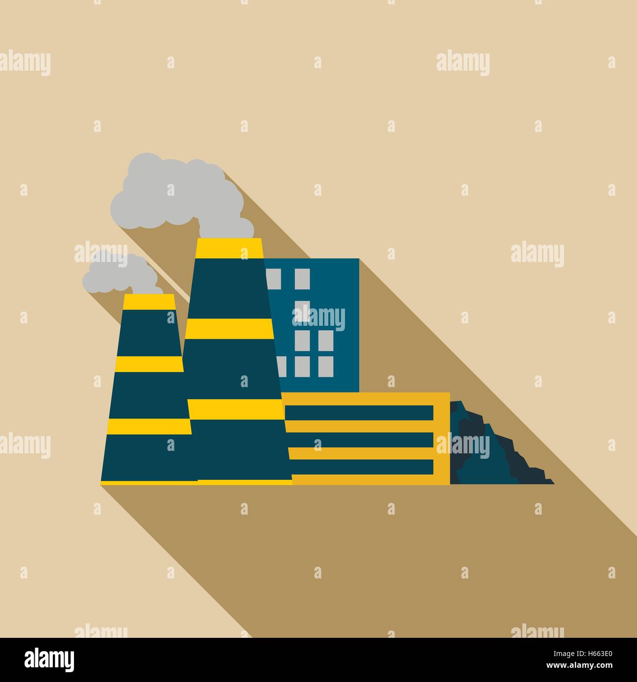 Mining processing plant icon hi-res stock photography and images - Alamy