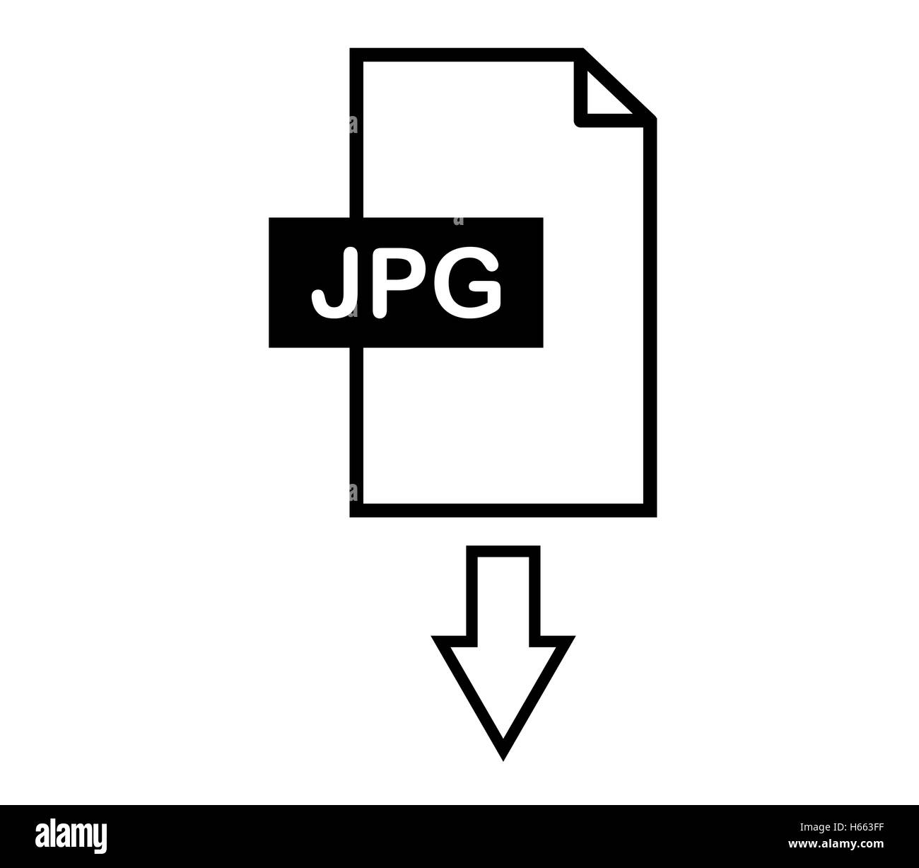 Jpg icon Cut Out Stock Images & Pictures - Alamy