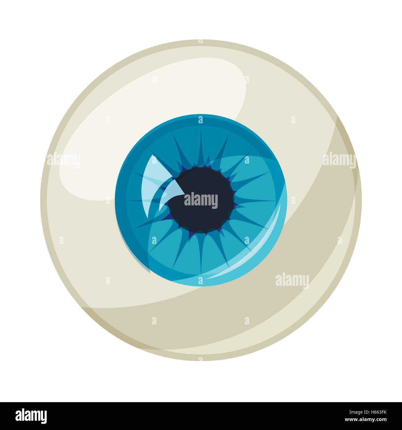 Human eye ball icon, cartoon style Stock Vector Image & Art - Alamy