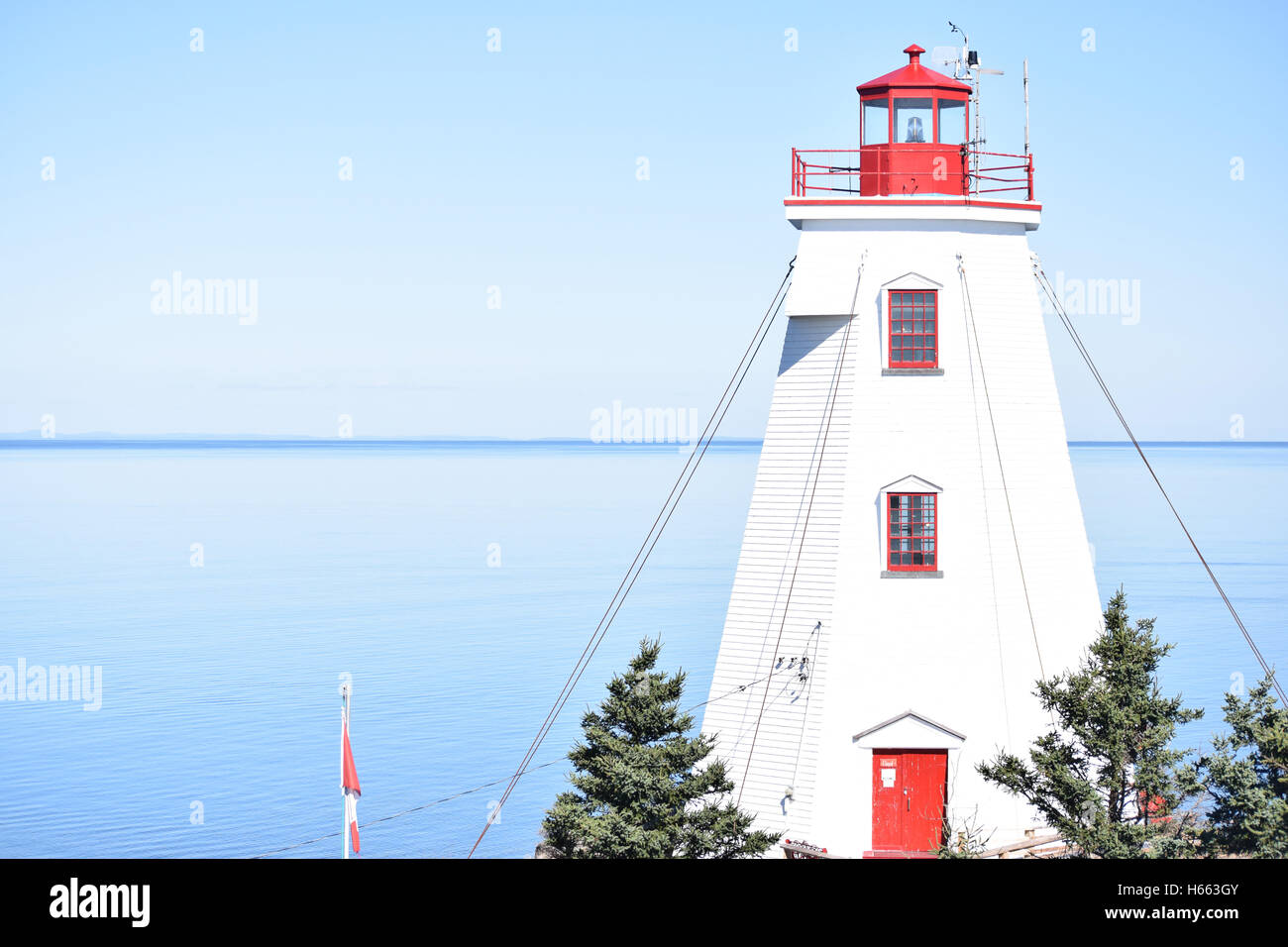 Swallowtail Lighthouse, Grand Manan Island Stock Photo - Alamy