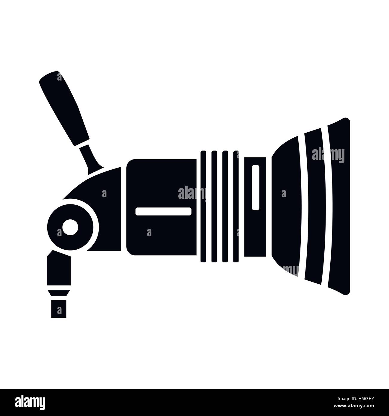 Professional studio light icon, simple style Stock Vector Image & Art ...