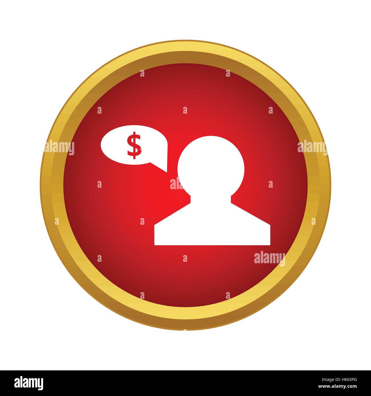 Talk icon, simple style Stock Vector Image & Art - Alamy